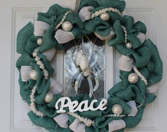 Peace wreath | Etsy