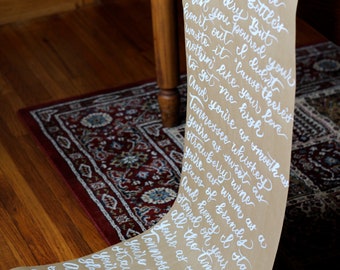 Paper table runner | Etsy