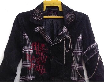 Punk rock jacket | Etsy