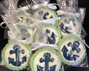 Anchor cookies | Etsy