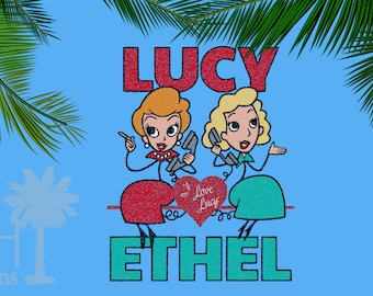 Lucy and ethel | Etsy