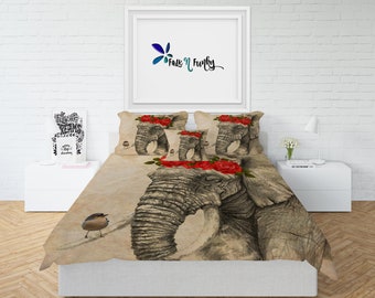 Elephant bedding | Etsy