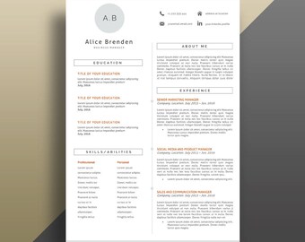 Professional cv | Etsy