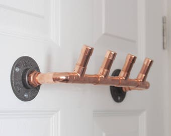 Copper clothing rack | Etsy