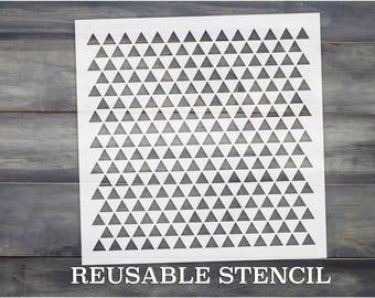 Triangle stencil | Etsy