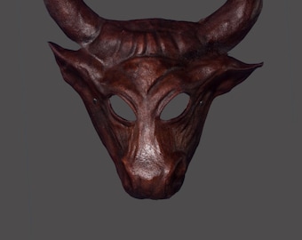 Leather mask | Etsy