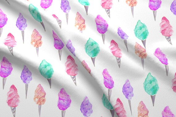 Watercolor Cotton Candy Fabric Cotton Candy Multi By