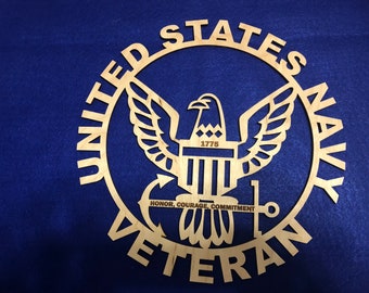 Us navy plaque | Etsy