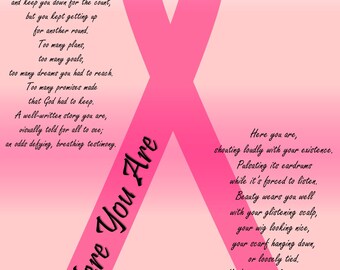 Cancer poem | Etsy