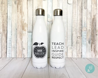 Teacher water bottle | Etsy