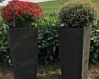 Rustic planter | Etsy