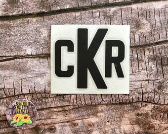 Masculine monogram | Etsy