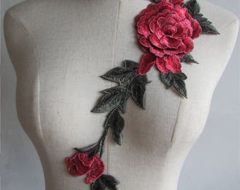 Floral appliques | Etsy