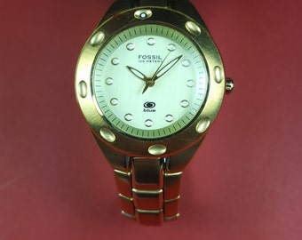 Fossil blue watch | Etsy