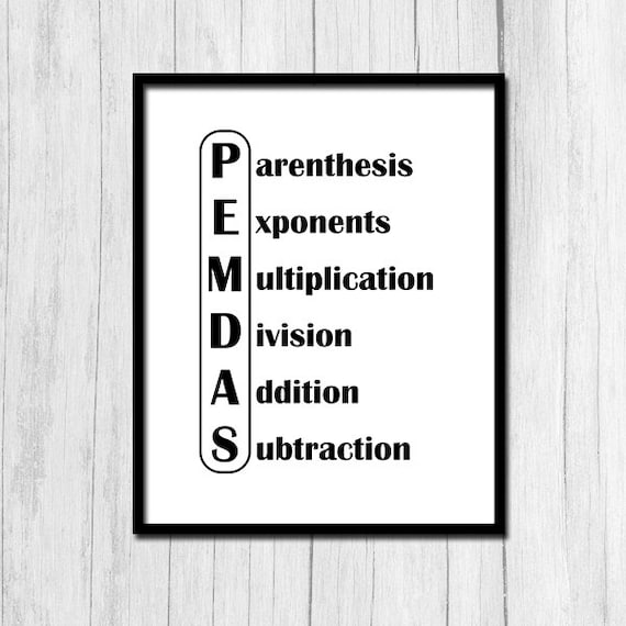 Pemdas Poster