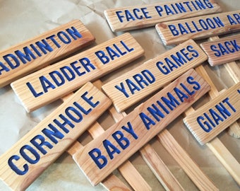 Lawn games sign | Etsy