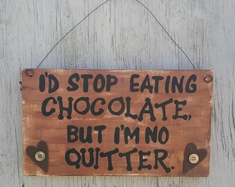 Quote for chocolate | Etsy