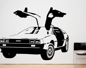 Delorean decal | Etsy