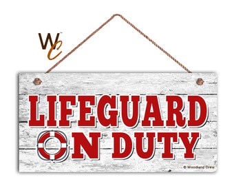 Lifeguard sign | Etsy