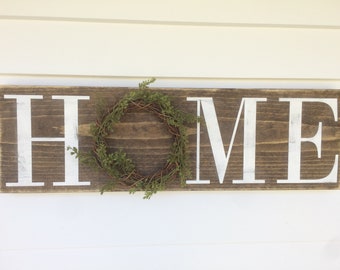 Rustic home sign | Etsy