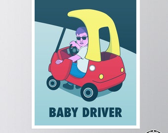 Baby driver poster | Etsy