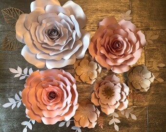 Paper flower wall | Etsy