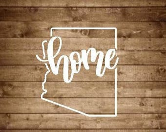 Home state decal | Etsy