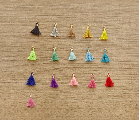 10 pcs of Mini Tassels DIY Craft Supplies Jewelry tassels