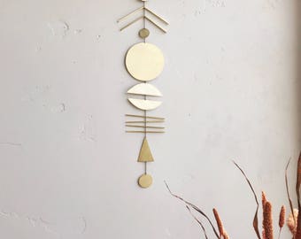 Brass wall hanging | Etsy