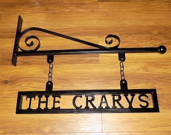 Wrought iron sign | Etsy