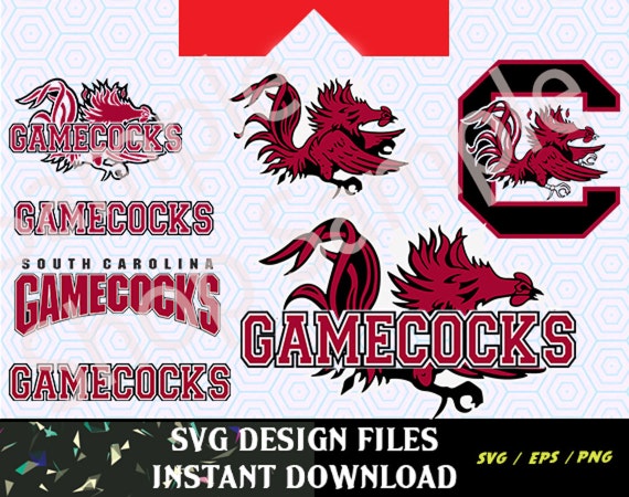 South Carolina Gamecocks Logo SVG Vinyl Cutting Decal for