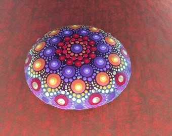 Mandala stone | Etsy