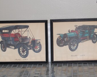 Vintage car print | Etsy