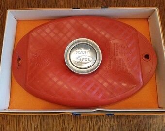 Vintage Davol Ice Cap Bag W/ Box Rubber Moulded 402 Medical