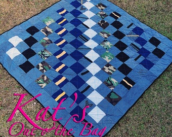 Military quilt | Etsy