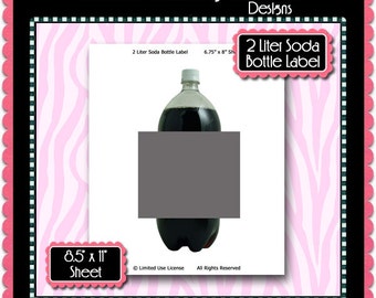 Soda labels | Etsy