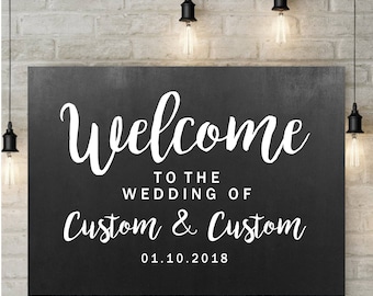 Wedding sign decal | Etsy