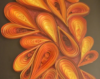 Quilling wall art | Etsy