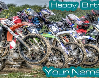 Dirt bike banner | Etsy