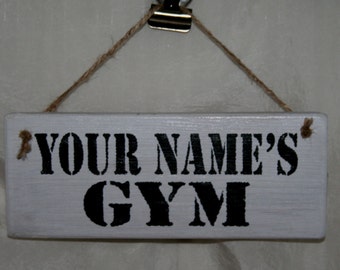 Home gym sign | Etsy