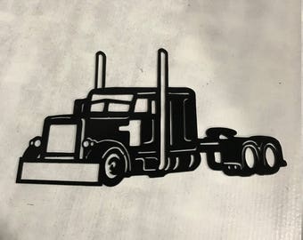 2 Peterbilt Paccar 3D Vinyl Die Cut Decals