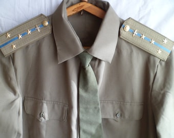 Shirt with epaulets | Etsy