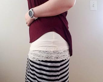 Lace belly band | Etsy