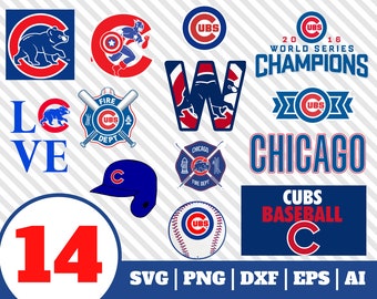 Chicago cubs svg | Etsy