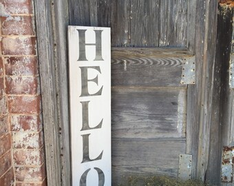 Vertical sign | Etsy