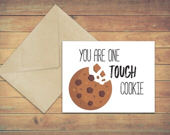 Tough cookie card | Etsy