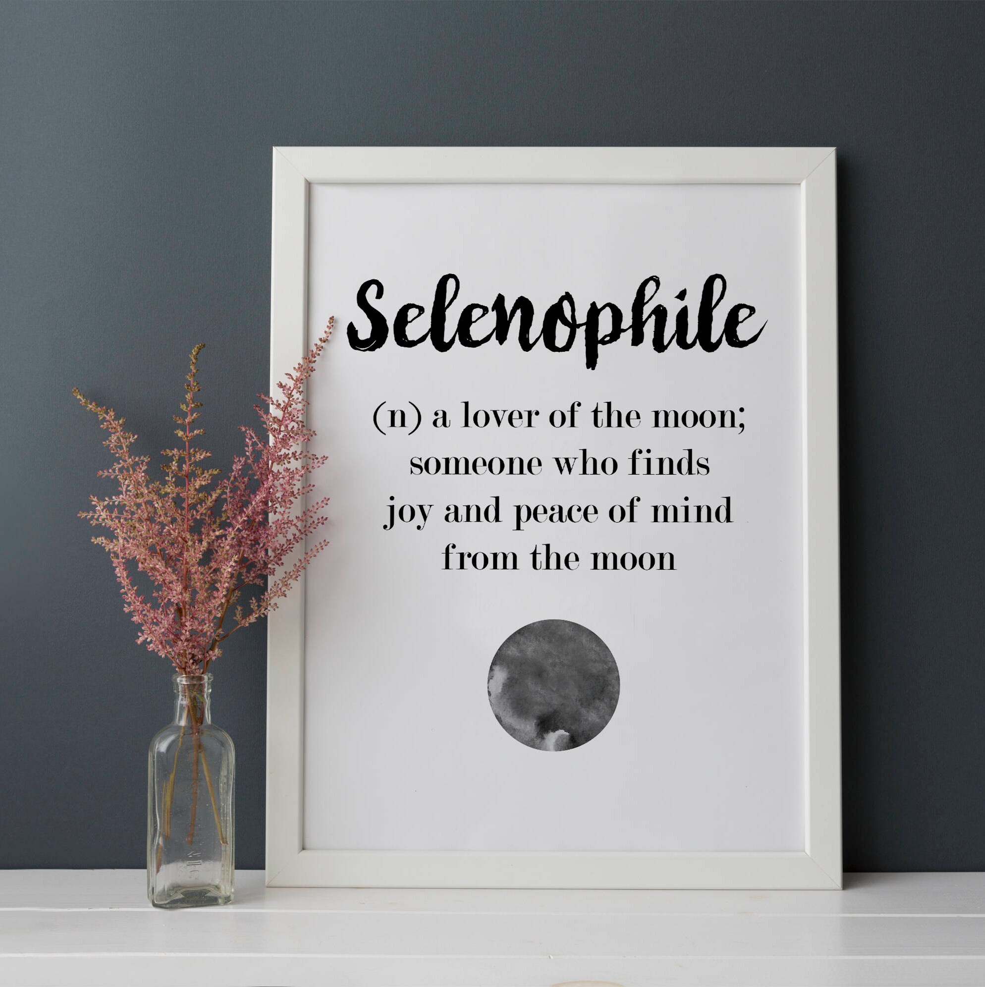 Definition Selenophile Print Tumblr Poster Selenophile definition-selenophile-print-tumblr-poster-selenophile