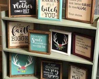 Funny wood signs | Etsy