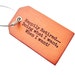 Retirement Gift Leather Luggage Tags Teacher Retirement Class