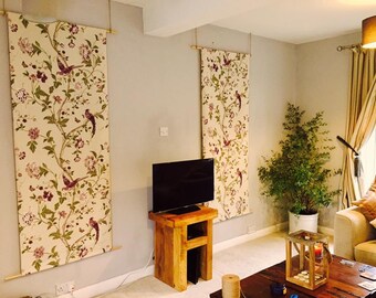 Fabric wall hanging | Etsy